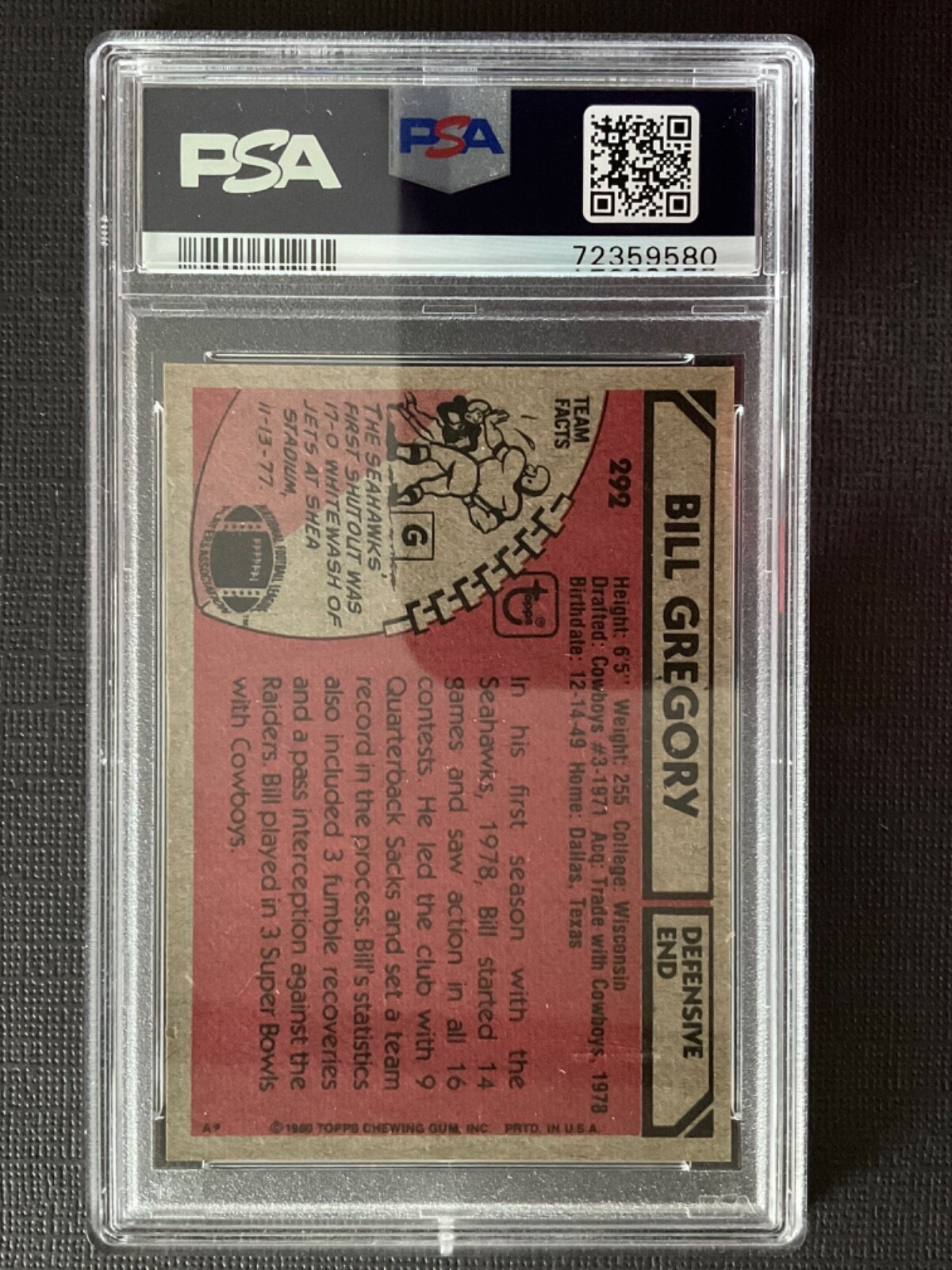 1980 Topps - Bill Gregory #292 for sale online | eBay