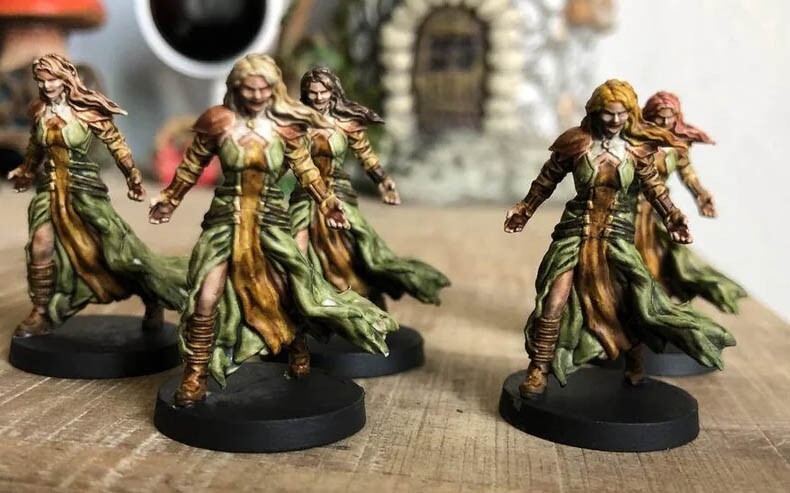 Feral Mother Female Thrall DnD RPG Fantasy Miniature Altar Quest FLAT ...