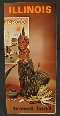 Travel Brochure 1960's Illinois Land of Lincoln 10 Travel Fun Ideas | eBay