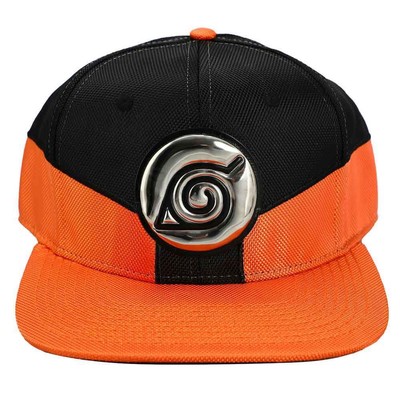 Naruto Chrome Weld Patch Flat Bill Snapback Hat | eBay