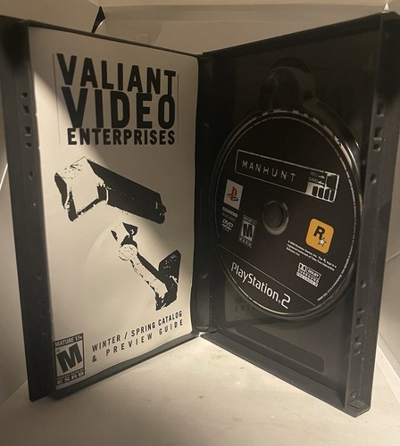 Manhunt PlayStation 2 PS2 & XBOX 2003 Game + Case Former Rental ...