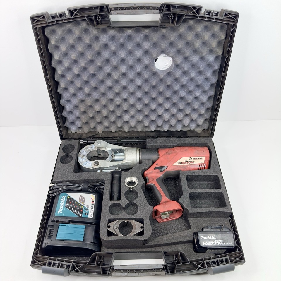 GREENLEE GATOR EK1550FTLU🐊 | 15 TON HYDRAULIC CRIMPING TOOL KIT ...