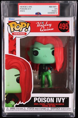 Funko Pop! Poison Ivy Heroes Harley Quinn 495 PSA 8.5 NM-MT+ FASC ...
