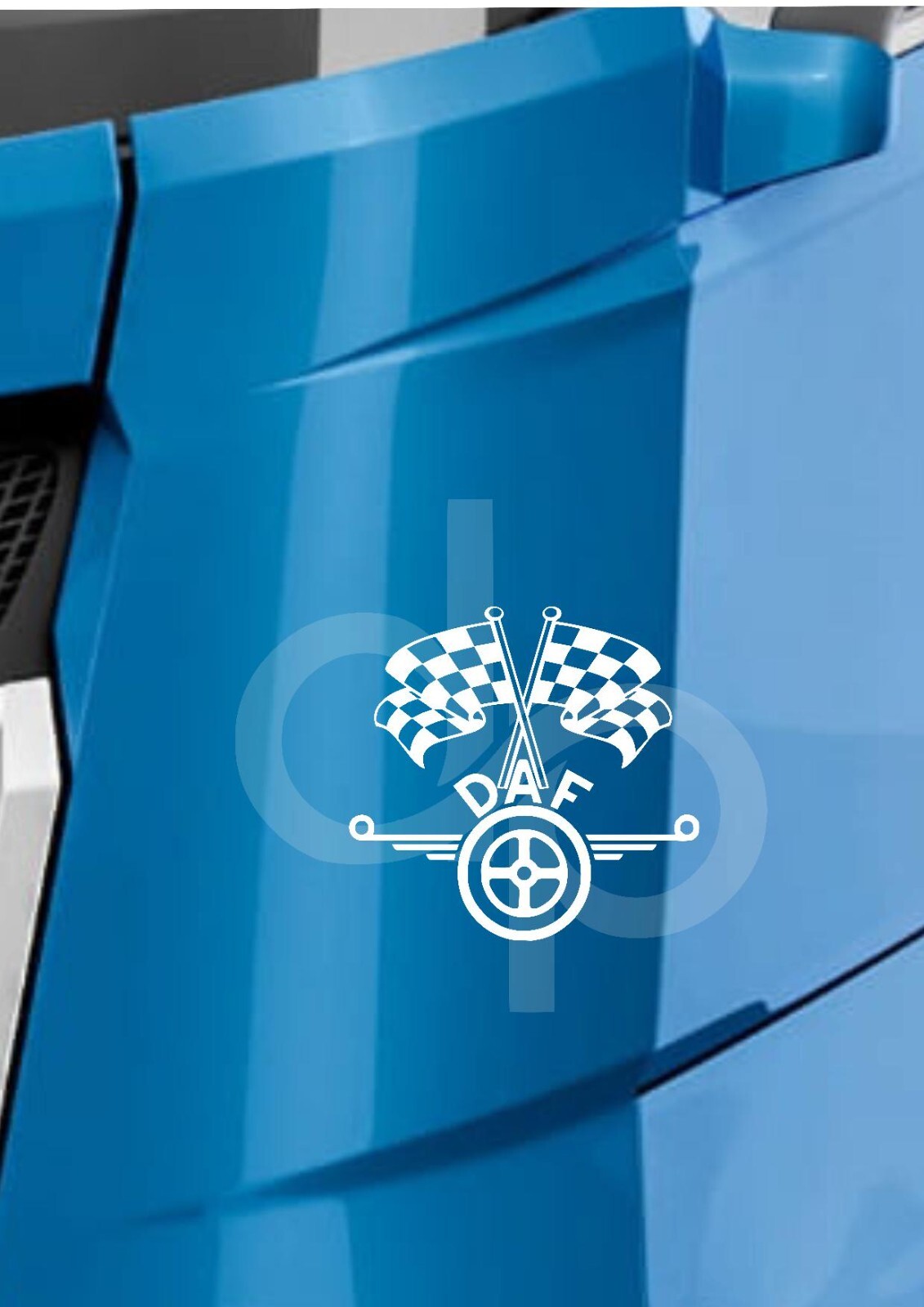 DAF FLAG X2 STICKERS DAF XF XG GRAPHIC DECAL CUSTOMISE TRUCKING | eBay UK