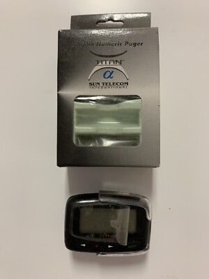 Vintage Sun Telecom Titan Alpha-Numeric Pager and Clip | eBay