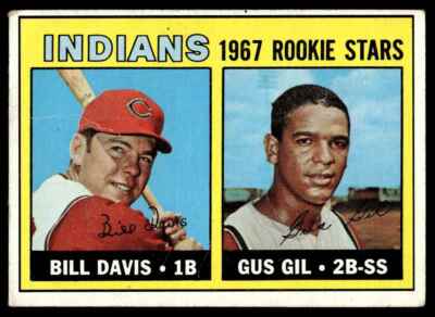 1967 Topps Bill Davis/Gus Gil RC Cleveland Indians #253 ^ | eBay
