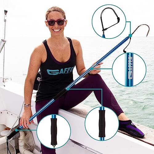 Gaffer Sportfishing Aluminum Fish Gaff With Sharp Stainless Steel ...