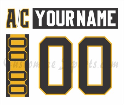 Kingston Frontenacs Customized Number Kit For 2014-2016 White Uniform ...