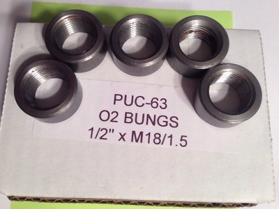 5x O2 OXYGEN SENSOR BOSS BUNG PORT M18 x 1.5 | eBay