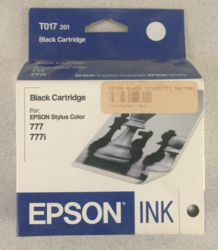 Genuine Epson T017 Black Ink Cartridge Stylus 777 & 777i Printers | eBay