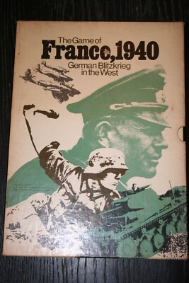 France 1940 A Game of German Blitzkrieg in the West Avalon Hill 1972 | eBay