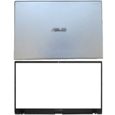 New for ASUS VivoBook X512 X512U X512UA DA V5000F Silver LCD Back Cover ...