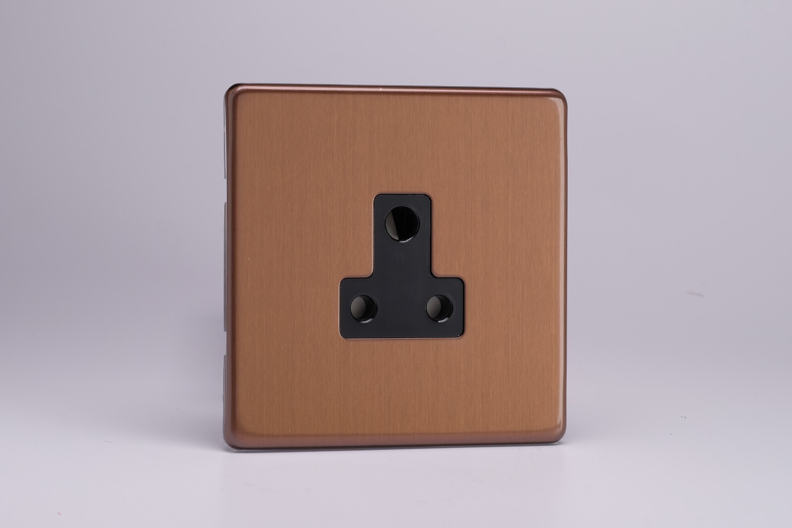 Varilight Screwless Brushed Bronze Light Switch Socket Dimmer Toggle ...