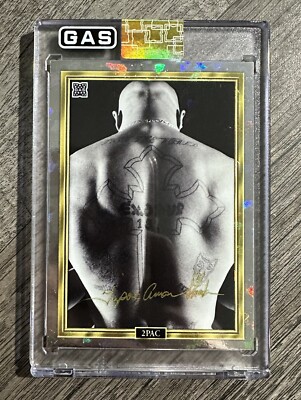 2024 GAS TRADING CARDS COMPLEX 2PAC CRACKED ICE LIMITED EDITION CARD ...