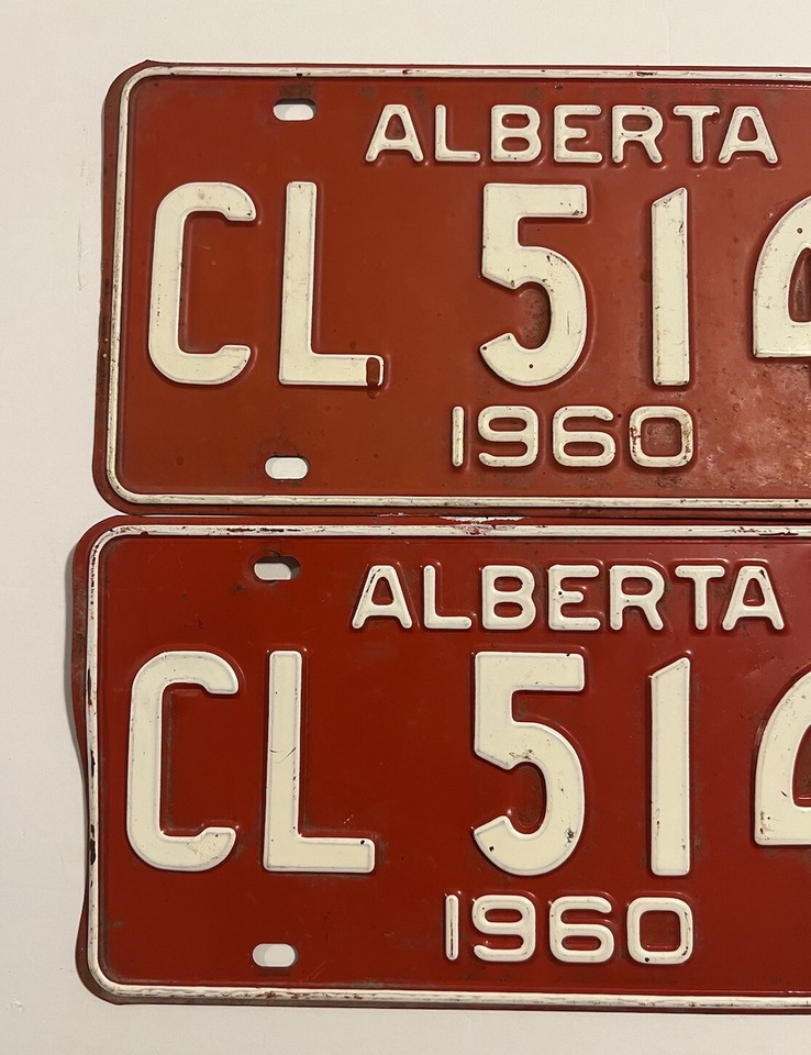 ALBERTA LICENSE PLATE 1960 / CL5141 / 1960 ALBERTA LICENSE PLATE | eBay
