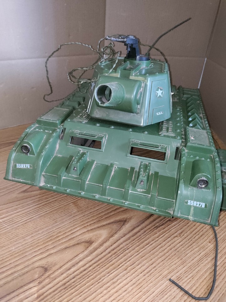 Rare Vintage 1960's Deluxe Reading Tiger Joe Tank Army Military Toy *AS ...