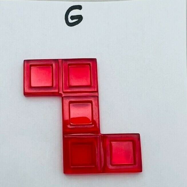 Blokus Game Replacement Parts Pieces Red Yellow Green Blue for Grey ...