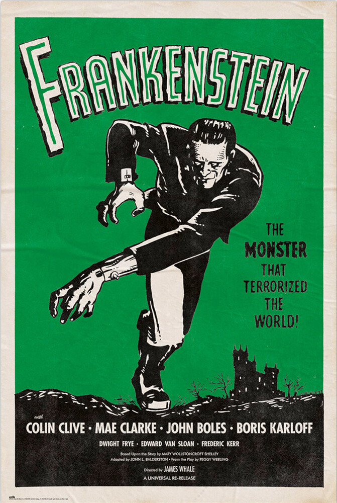 Original Frankenstein Movie Poster 1931