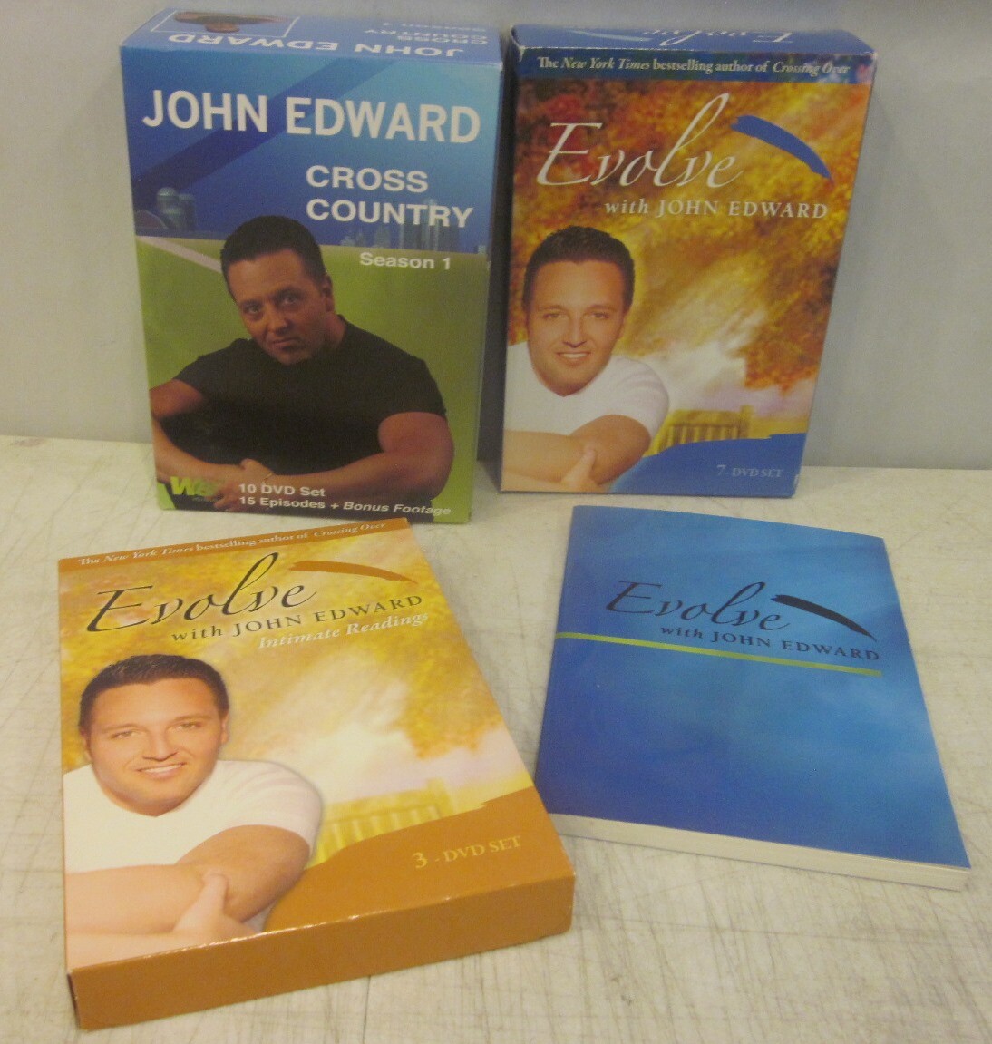 John Edward Psychic Medium Cross Country Sn 1/EVOLVE/Intimate Readings 20 DVD's | eBay