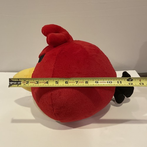 Angry Birds Plush Red Bird Toy Stuffed Animal 12” Commonwealth 2010 | eBay