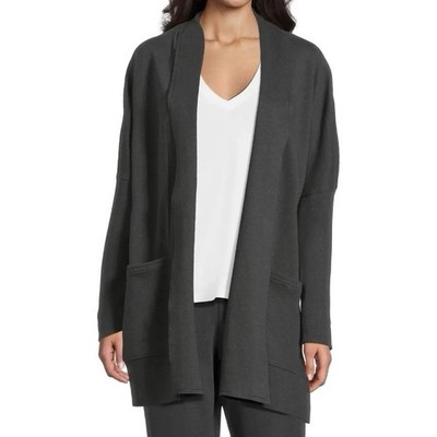Pact Organic Cardigan Sweater Women S M Airplane Long Open Pockets ...