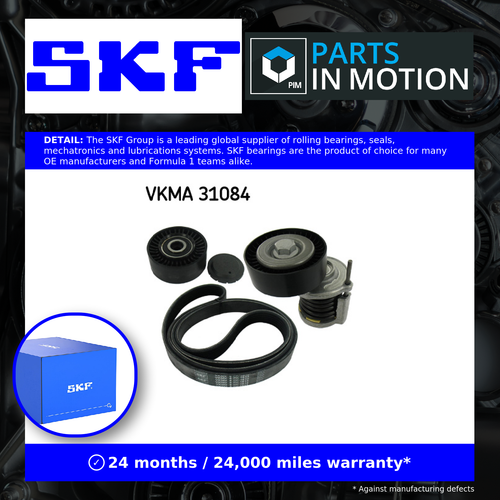 Drive Belt Kit fits VW CRAFTER 2E, 2F 2.0D 11 to 16 Set SKF 038903315AD ...