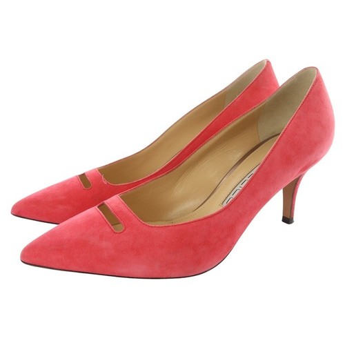 Pellico Anelli Suede Pointed Toe Pumps Pin Heel 37 Pink Sr29 Ladie IG414 | eBay