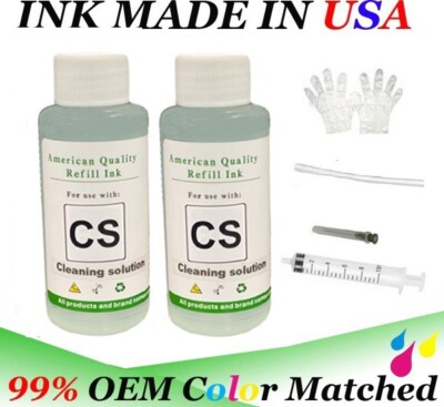 VC Clean Print Head Nozzle Unclog Cleaning Solution for Inkjet Printer ...