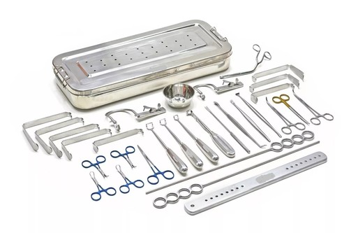 Tonsillectomy Adenoidectomy Ent Surgical Instruments Set with Steel Box ...