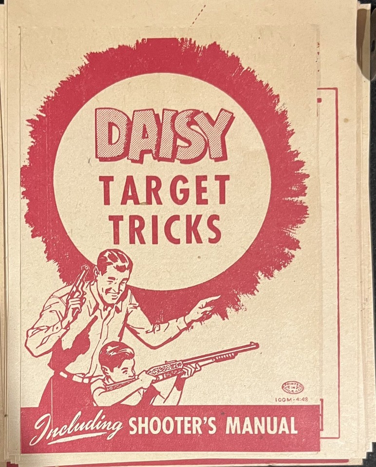 Vintage Daisy 118 Targeteer Special BB Pistol - Box, BBS, Button ...