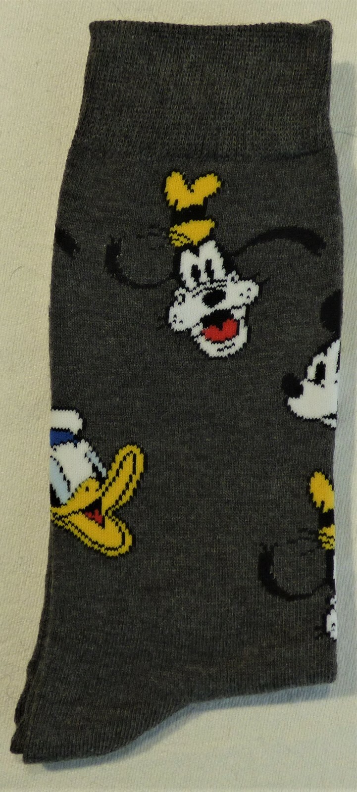 Disney Crew Socks Mickey Mouse Donald Goofy Pluto Mens Shoe Size 6-12 ...