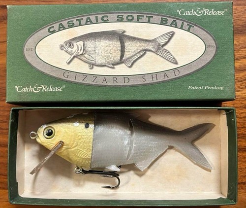 Castaic Softbait Gizzard Shad 5" Box Included, Old Lure | eBay