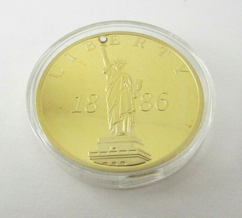 Statue of Liberty 1886 Crystal Inlay Commemorative Coin | eBay