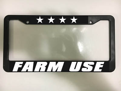Farm Use Ranch Farmer Rancher Garden Beef Rural Tractor License Plate ...