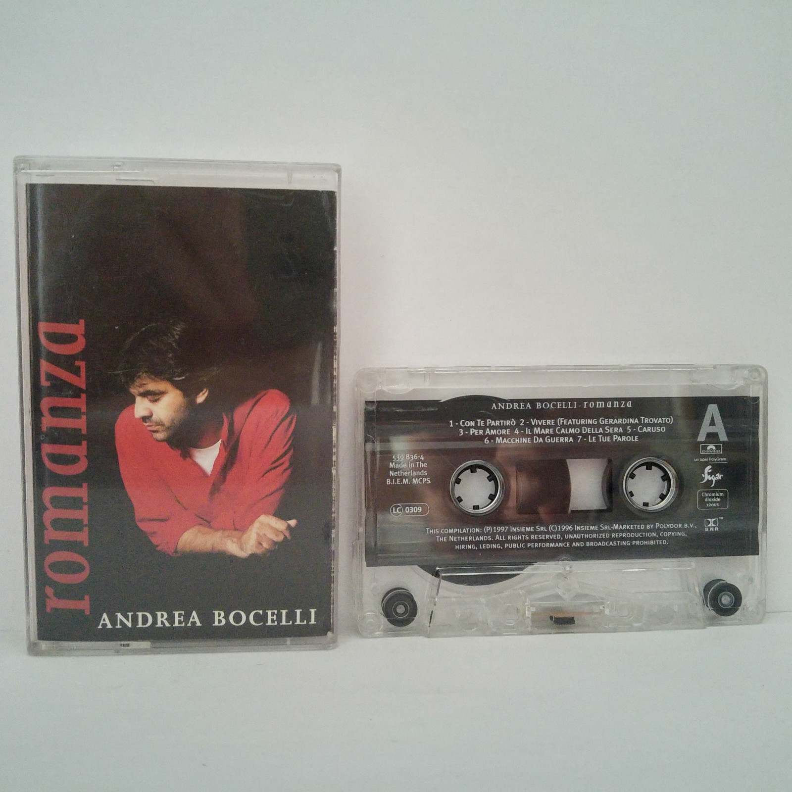 Andrea Bocelli ‎– Romanza Label:Polydor ‎– (Audio Cassette - K7 - Tape ...