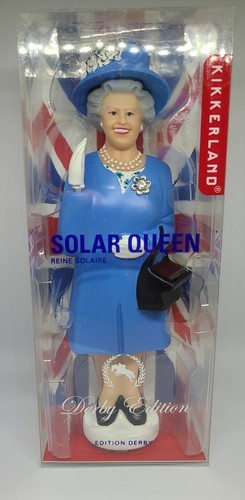 Solar Queen Elizabeth Figure DERBY EDITION Blue Kikkerland | eBay