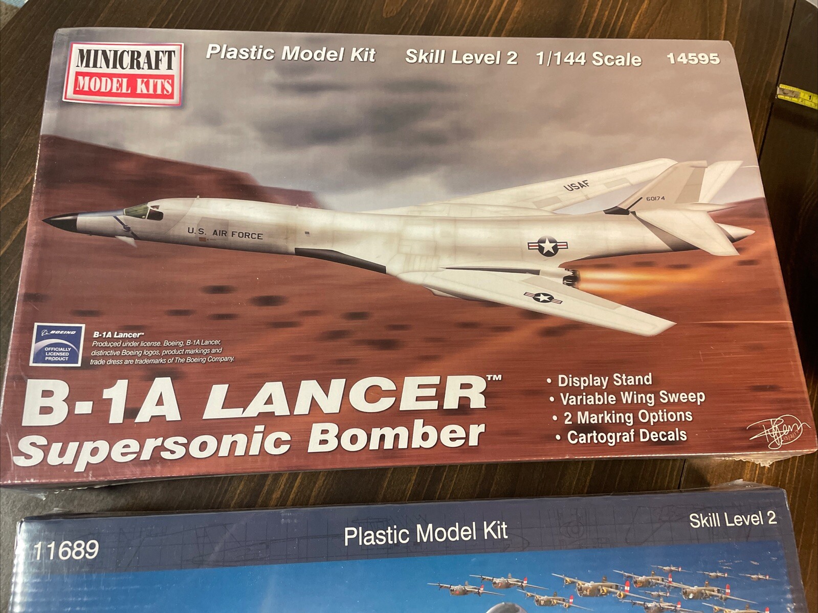 Lot Of (2) Minicraft Model Kits. See Description B-24D & B-1A. Sealed ...