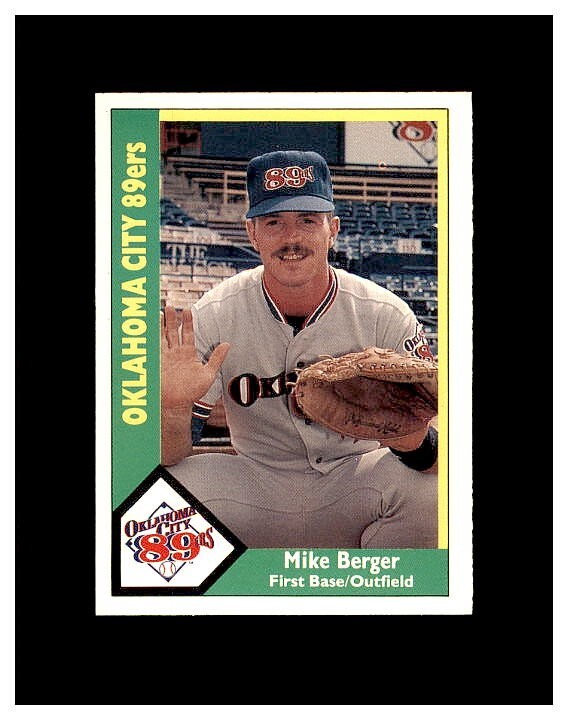 1990 CMC Oklahoma City 89ers Mike Berger #10 | eBay