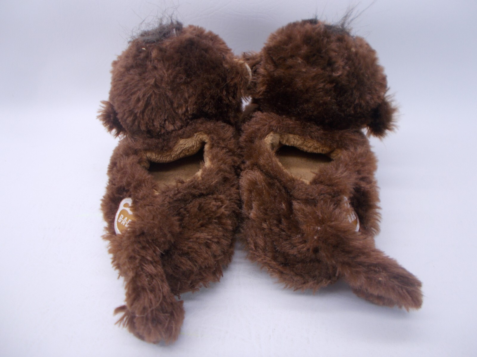 Build-A-Bear Workshop Brown Monkey Slippers Child Sz Med 12-13 BABW | eBay