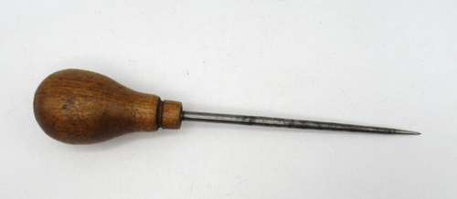 Vintage 6" Unbranded Scratch Awl Wood Handle | eBay