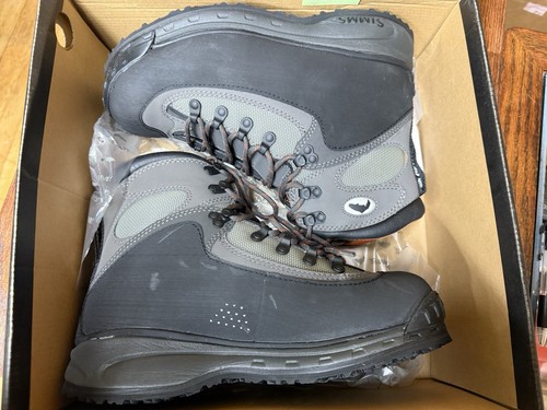 SIMMS Rivershed Studded Rubber Sole Fly Fishing Wading Boots Men US 9 ...