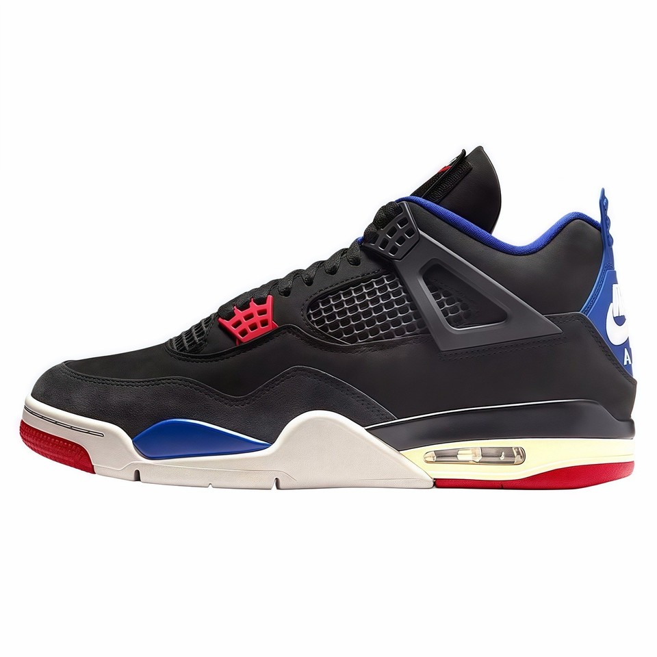 Air Jordan 4 Retro Rare Air "Laser" Men's Black Grey Non-Slip FV5029 ...