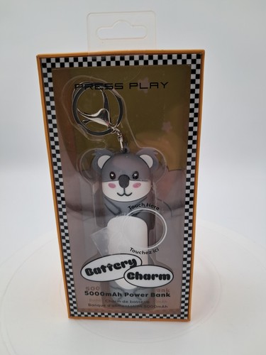 PRESS PLAY Koala Super Cute 5000 mAh Power Bank Charm De Battery | eBay