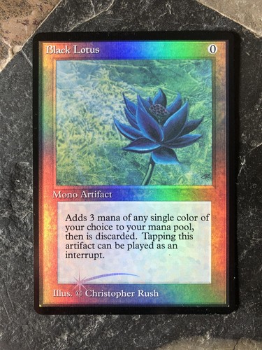 MTG - Black Lotus - FOIL - Beta - Unlimited - Legacy - Art Alt -WATCH ...