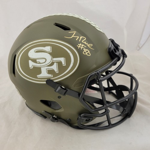 JERRY RICE SIGNED SAN FRANCISCO 49ERS FS STS AUTHENTIC HELMET FANATICS ...