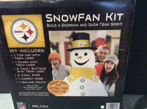 NFL Snow Fan Kit Pittsburg Steelers NIB Snowman | eBay