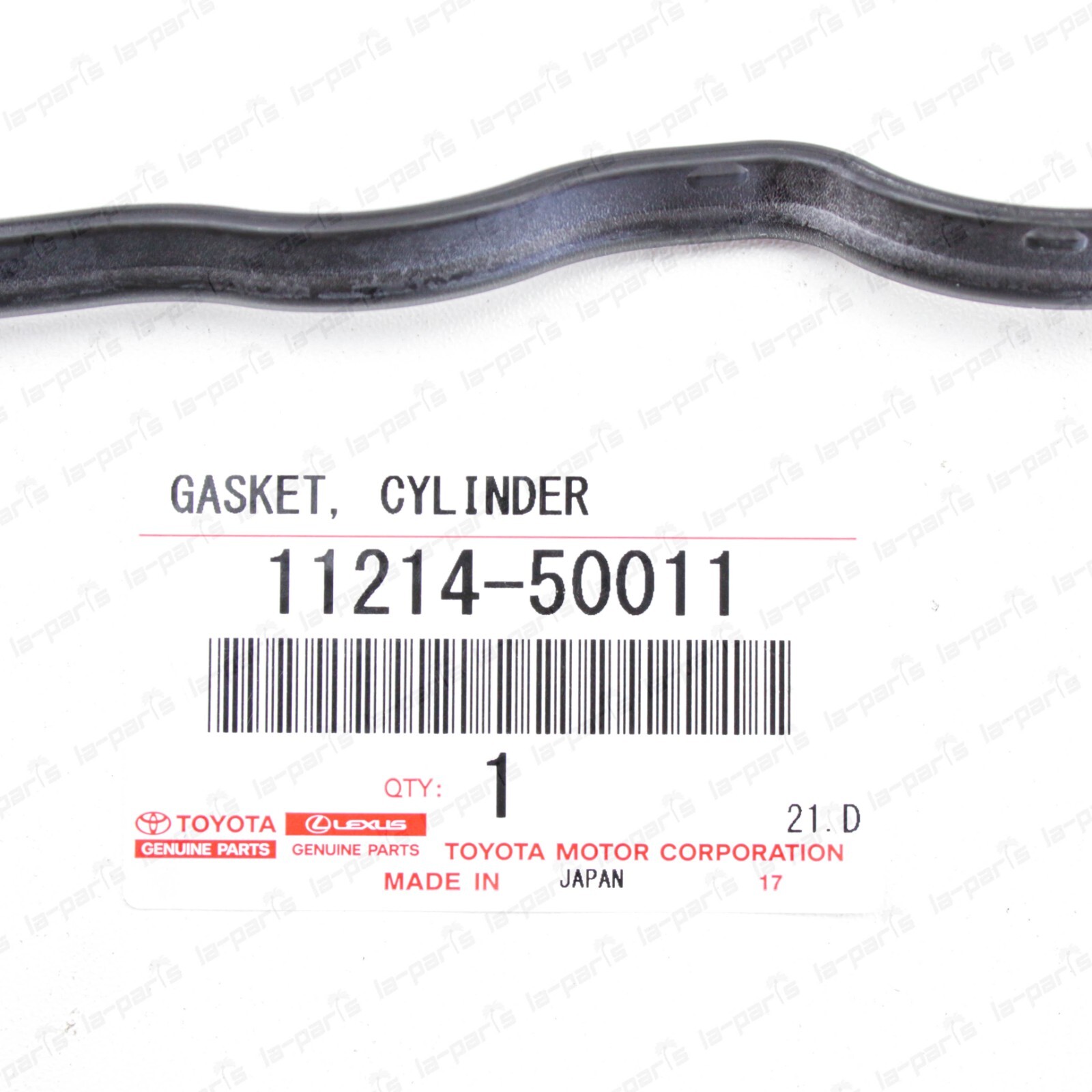 New Genuine Toyota Lexus Valve Cover Gasket Set 11213-50031 & 11214 ...