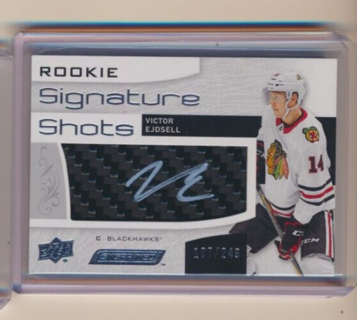 2018-19 UD Engrained Rookie Signature Shots AUTO Victor Ejdsell /249 ...