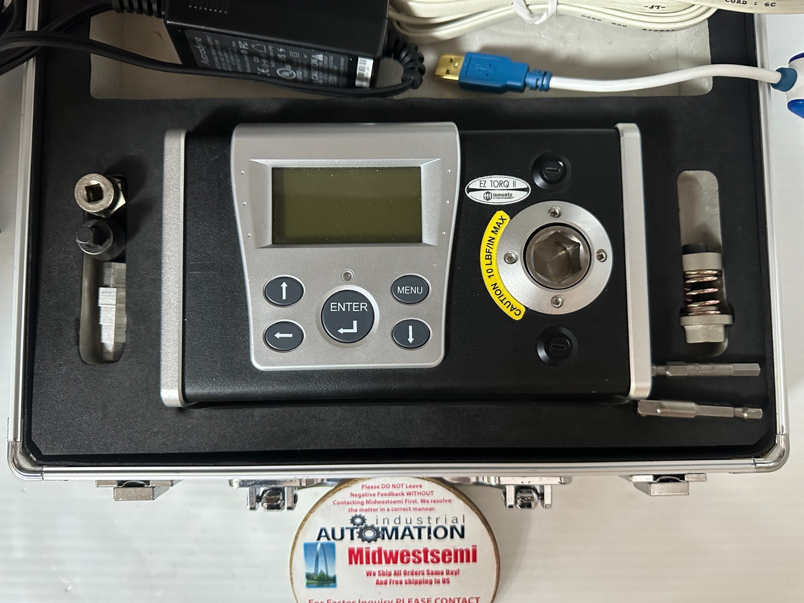 MOUNTZ 070800 EZ TORQ II 10i TORQUE ANALYZER EZ1312003 SHIPS SAME ...