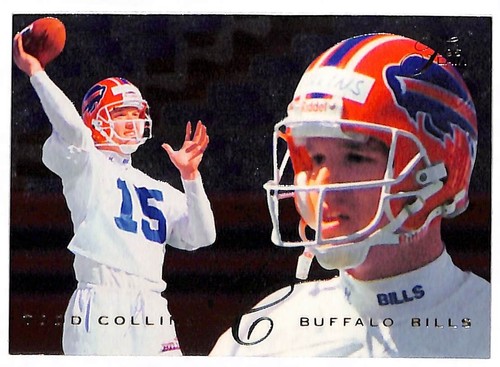 Todd Collins 1995 Flair Rookie Football Card 17 Buffalo Bills Michigan ...